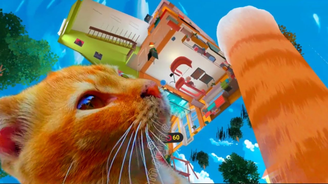 Stuck under map in I am cat vr - YouTube