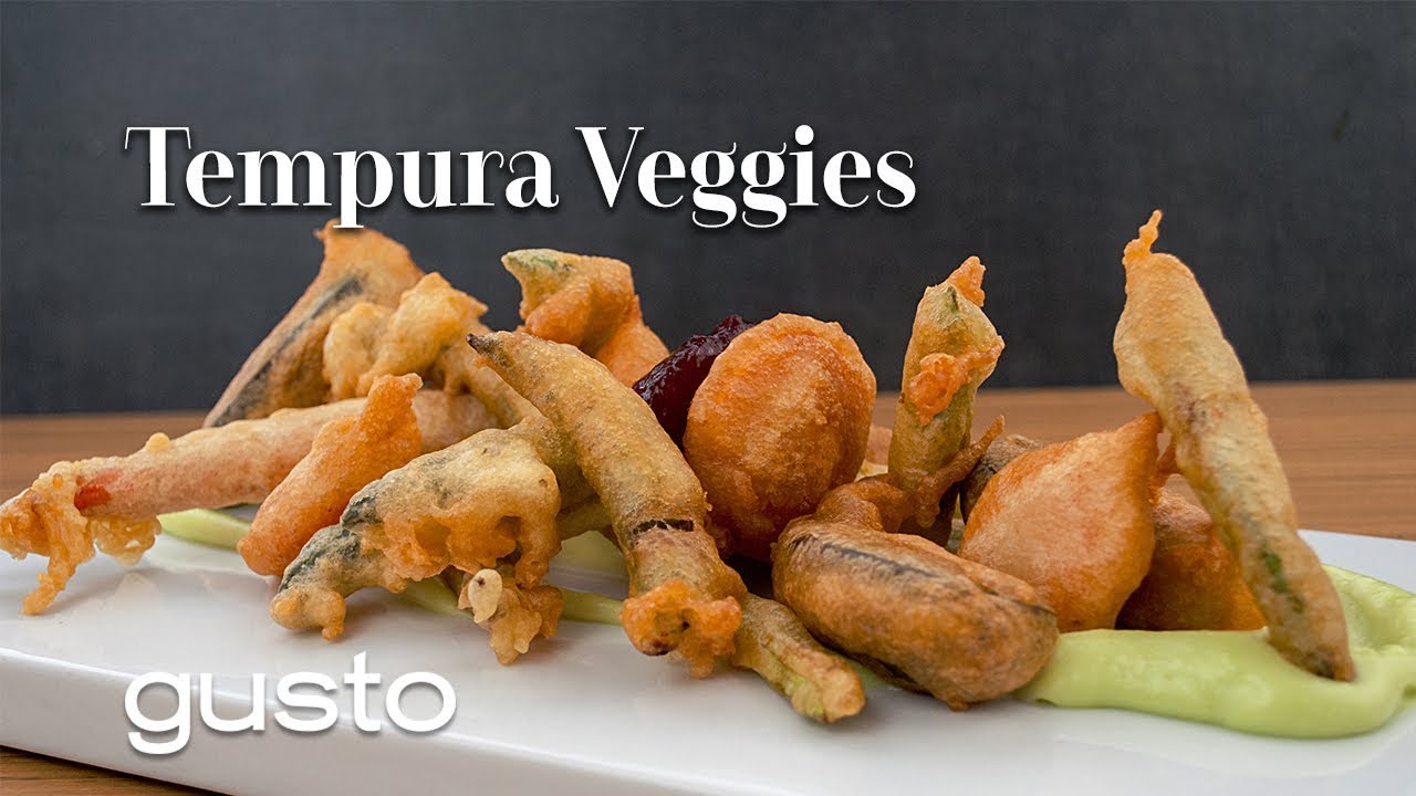 Crispy Tempura Veggies | The Urban Vegetarian - YouTube