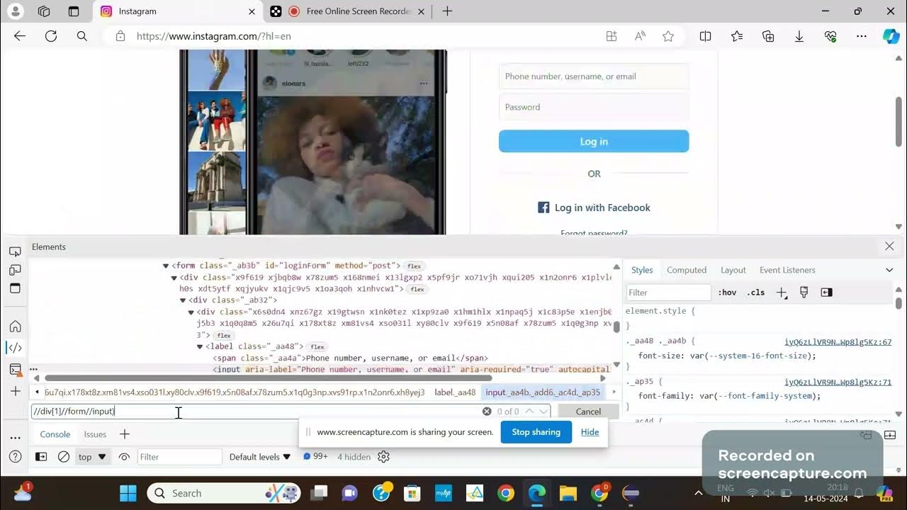 Instragram Absolute Xpath in easiest way - YouTube Instragram Absolute Xpath in easiest way - YouTube