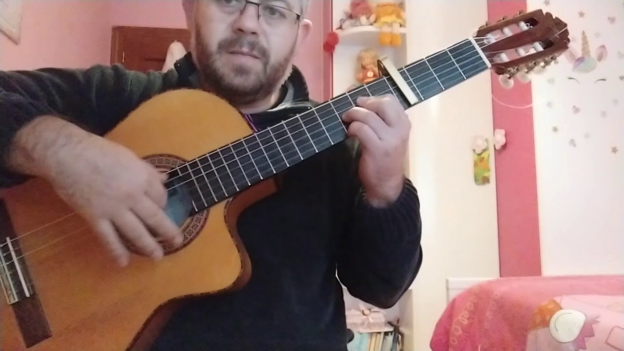 Al Amanecer José Mercé.tutorial guitarra.Dedicado a mí novia Silvia ...