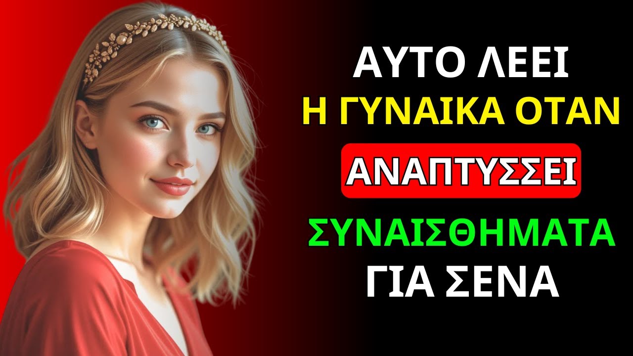 ΑΝ ΜΙΑ ΓΥΝΑΙΚΑ ΑΝΑΠΤΥΣΣΕΙ ΣΥΝΑΙΣΘΗΜΑΤΑ ΓΙΑ ΣΕΝΑ, ΘΑ ΠΕΙΣ ΑΥΤΑ ΤΑ 7 ...