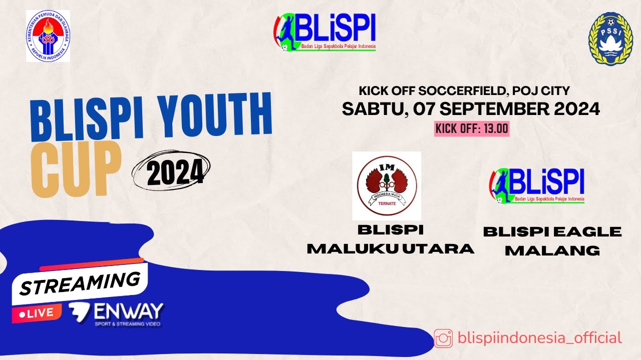 BLiSPI MALUKU UTARA VS BLiSPI EAGLE MALANG | BLiSPI YOUTH CUP 2024 ...