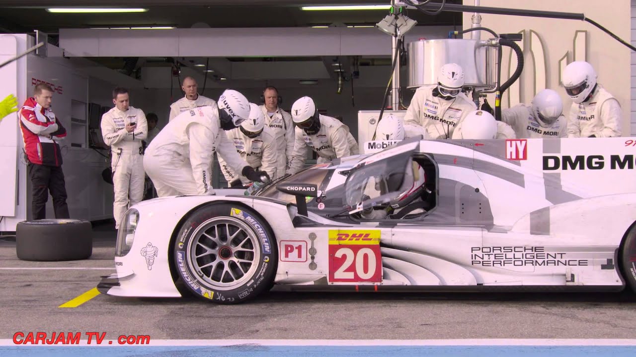Porsche 919 Sound Porsche Le Mans 2014 Testing Pitstop Engine Video Le ...