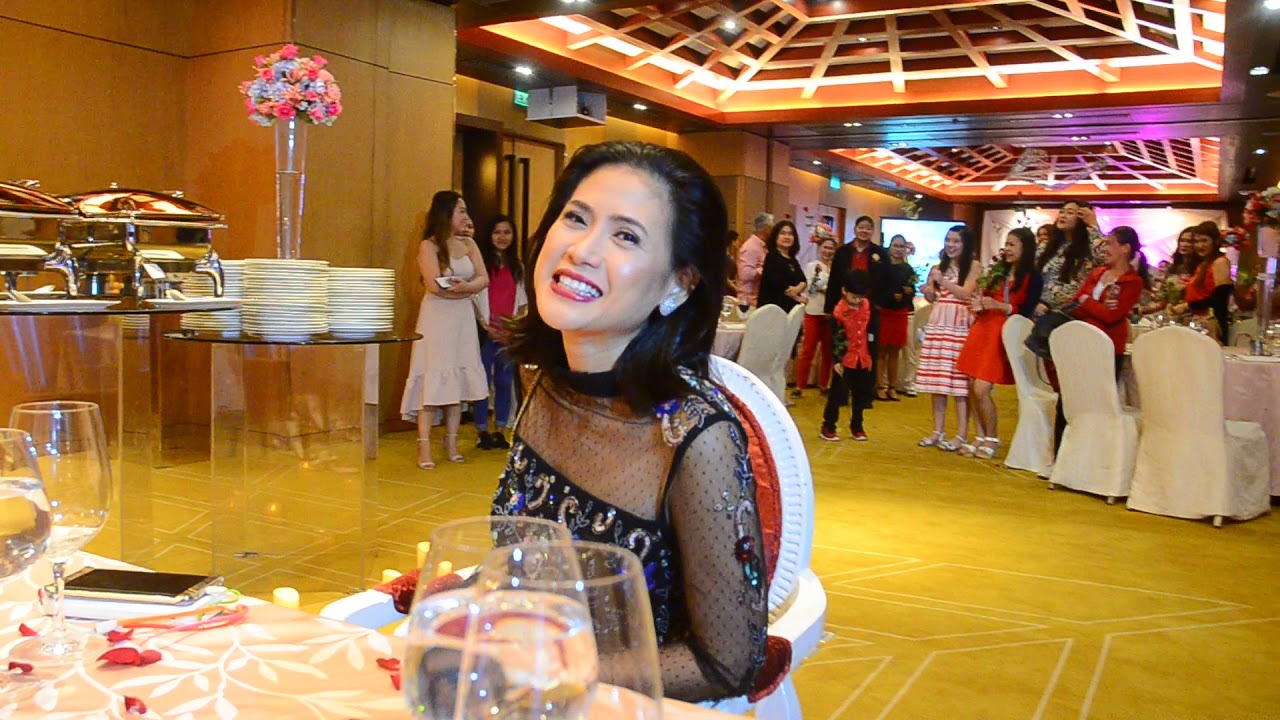 My Wife's Surprising birthday bash and serenaded by Butch Cosme during ...
