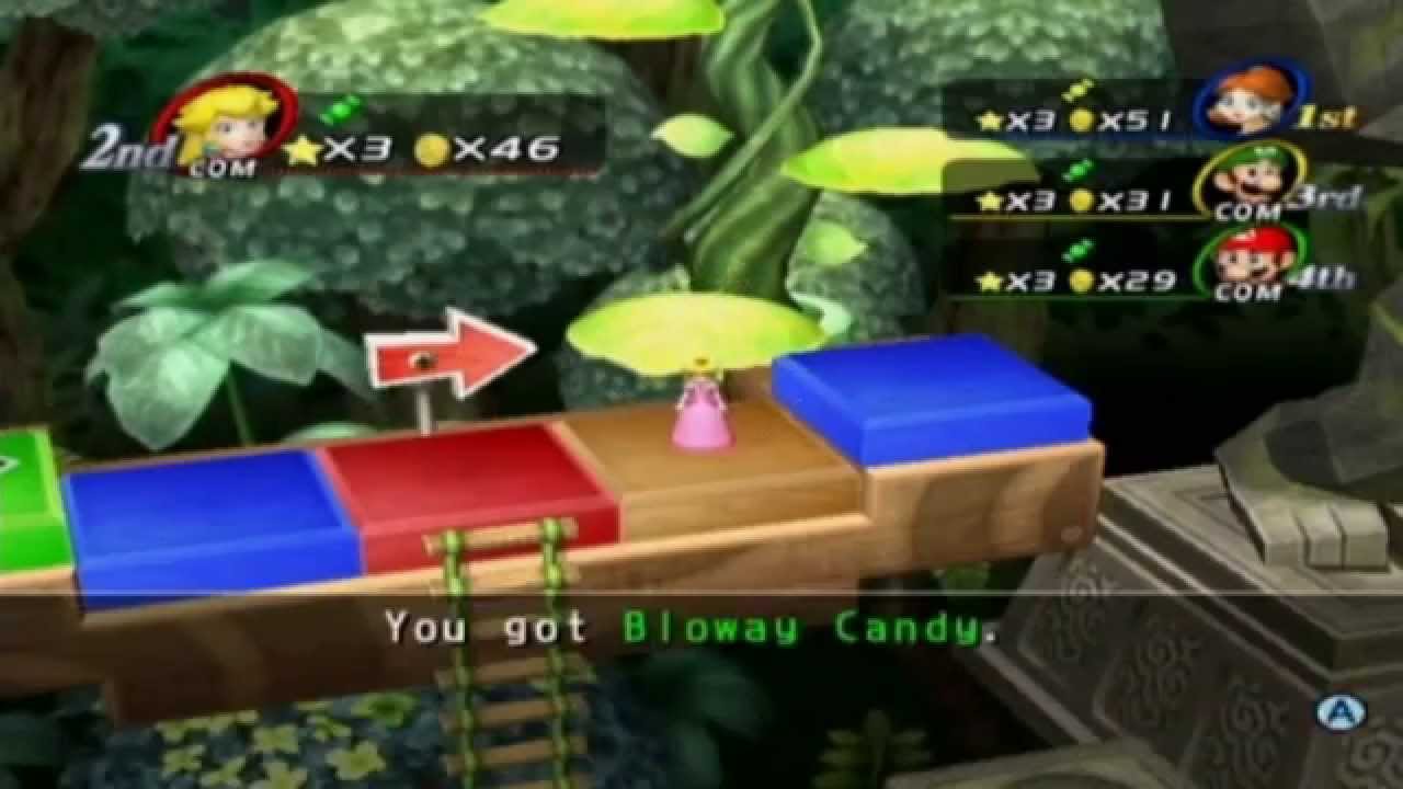 Mario Party 8 - Princess Daisy in DK's Treetop Temple - YouTube
