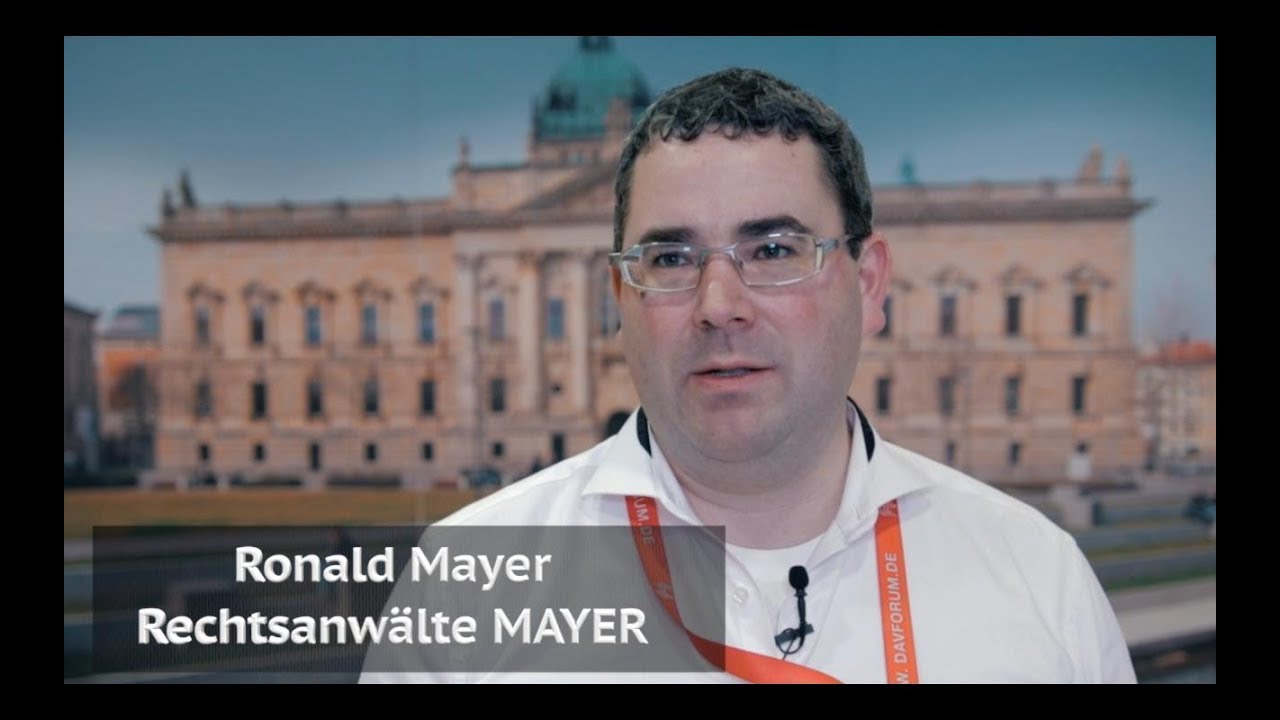 Ronald Mayer vom Rechtsanwälte Mayer über das Notariatsmodul in ...