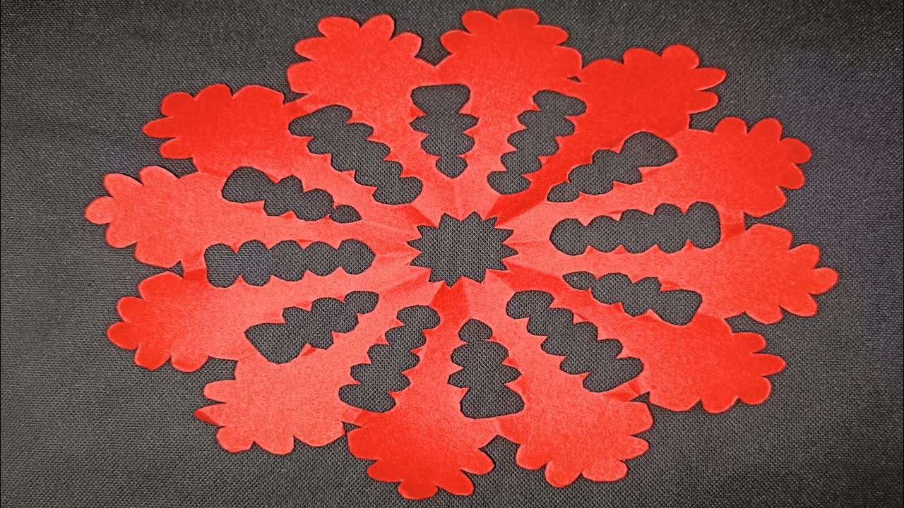 Beautiful paper cutting design 😱😍🥰🤩💖 step by step 💡 #origami #diy # ...