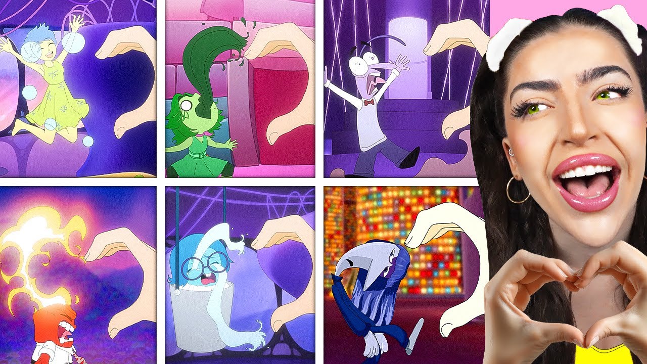 ALL INSIDE OUT 2 FINGER HEART ANIMATIONS! (COMPLETE EDITION) - YouTube