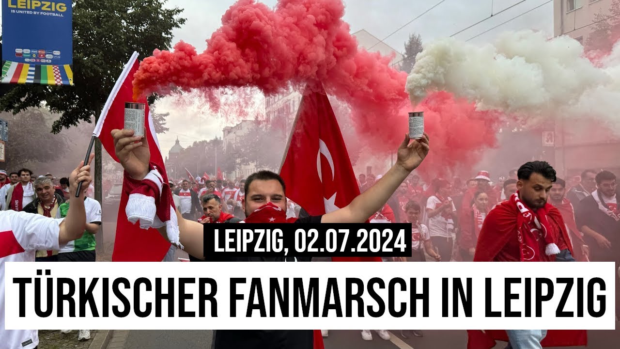 02.07.2024 Leipzig #Türkiye-#Fanmarsch #Türkei #ampelmann #euro2024 # ...