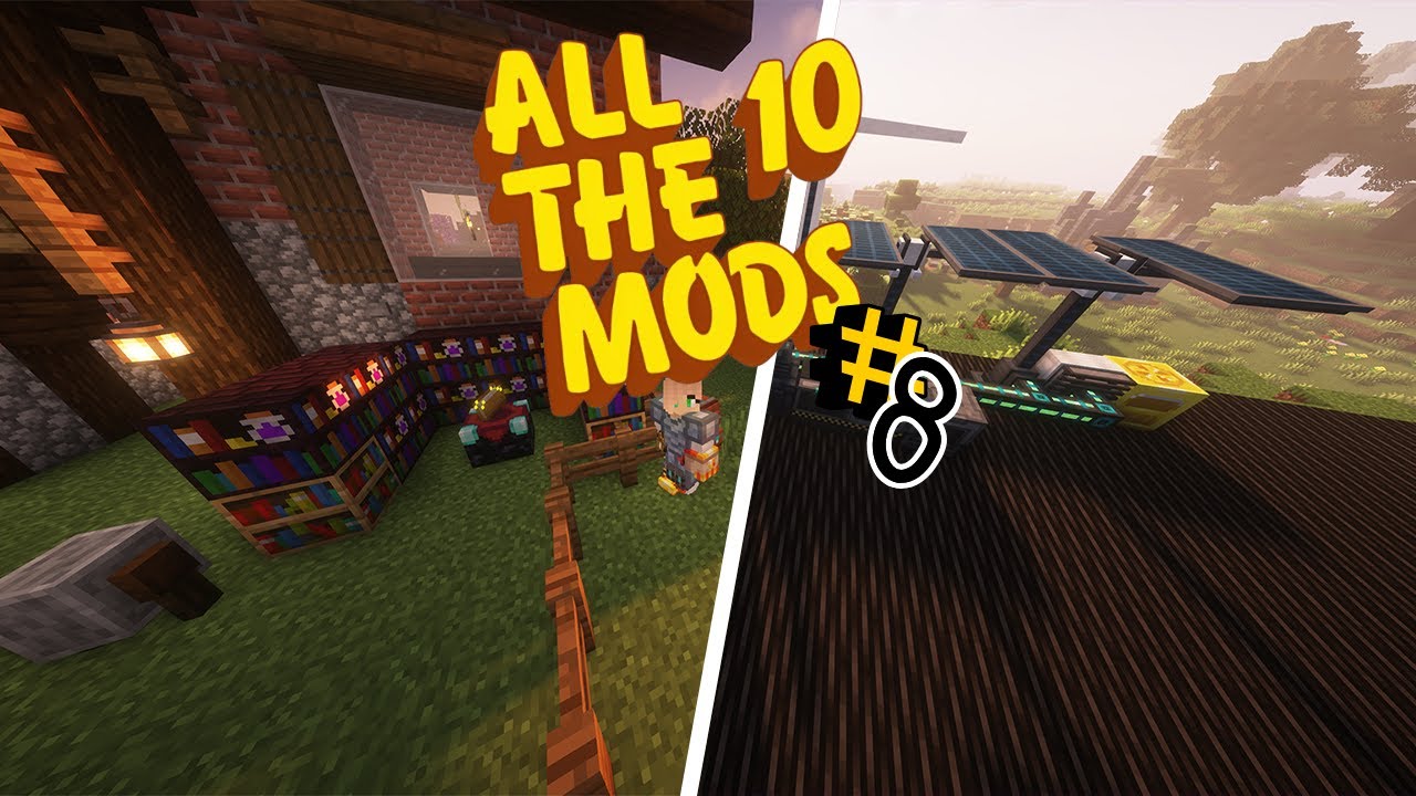 All The Mods 10 | Apothic Enchants y Paneles Solares: ¡Subiendo el ...