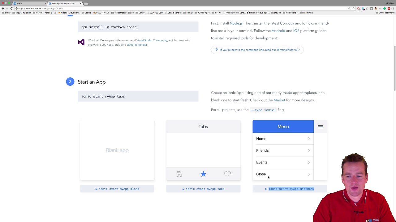 Ionic Mobile Apps S2p1 Introduction And New Ionic Project Youtube