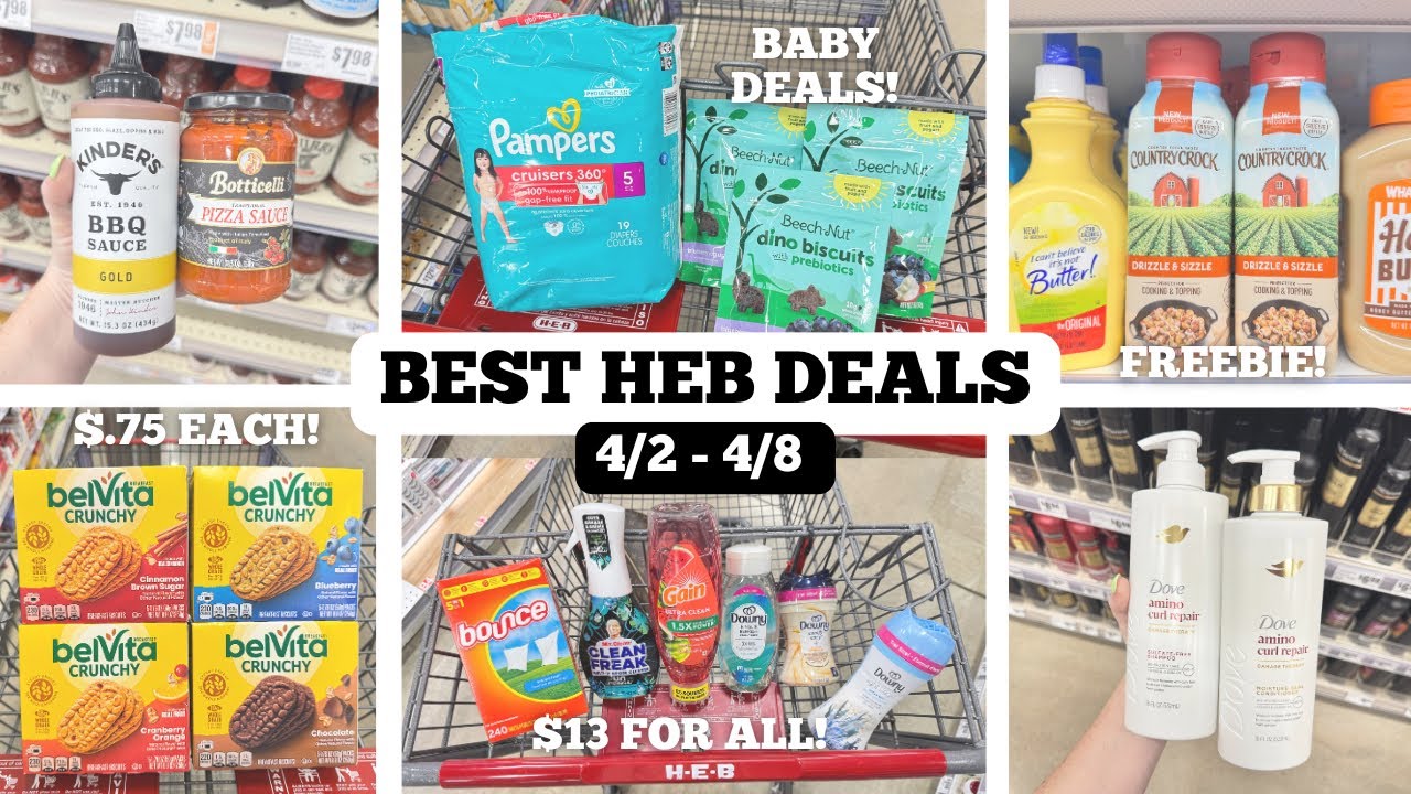BEST HEB DEALS | 30+ EASY COUPON DEALS TO SAVE MONEY | GROCERY ...