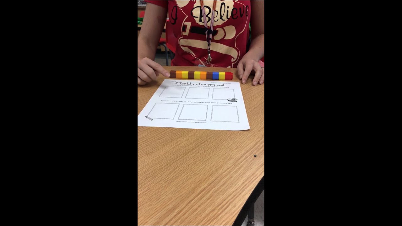 Measuring length with cube train - YouTube