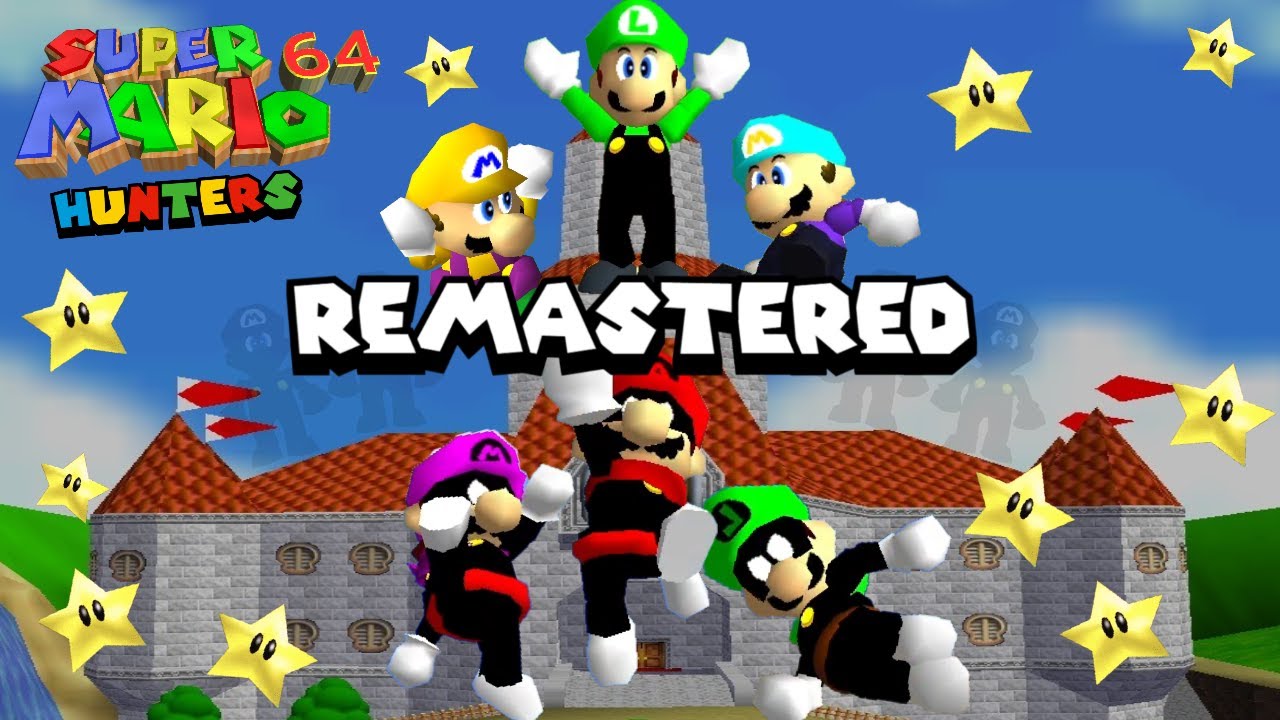 3 Runners VS 3 Hunters (REMASTERED) (Mario 64 Hunters) - YouTube