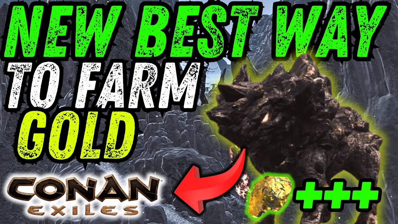 New BEST and FASTEST way to farm gold in Conan Exiles - YouTube