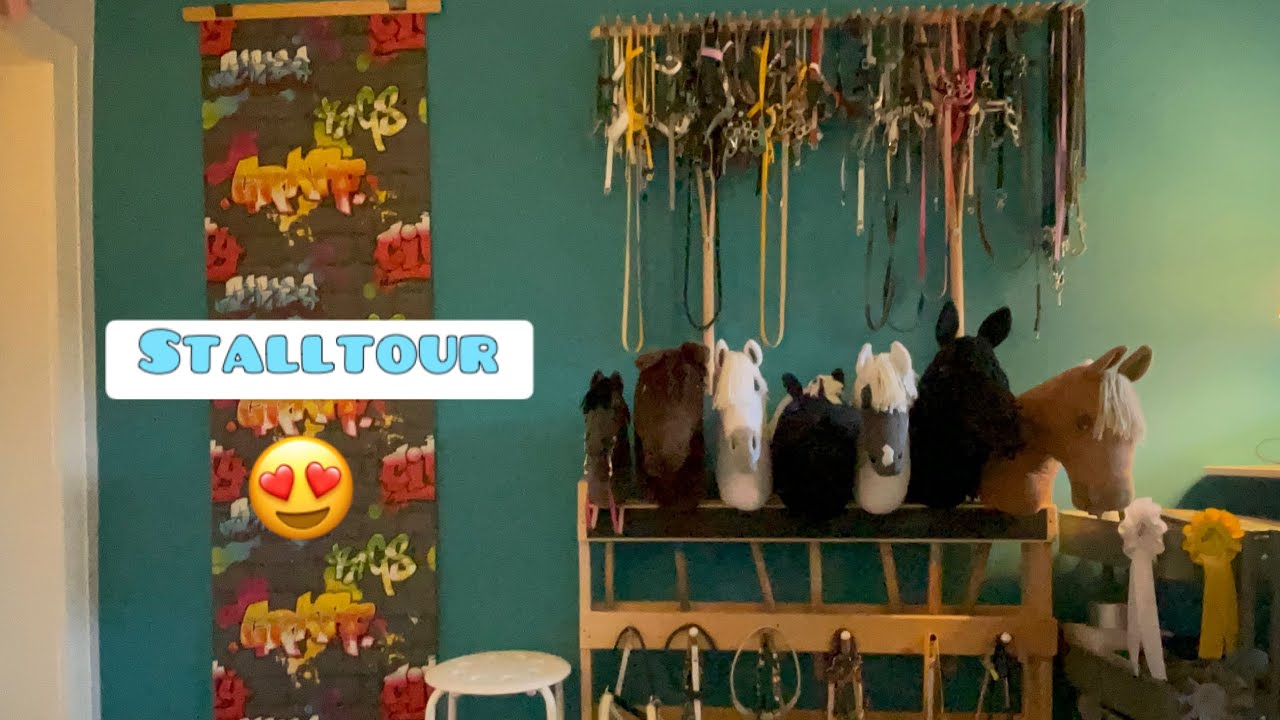 Ich zeige euch meinen HOBBY HORSE STALL🐴 - YouTube