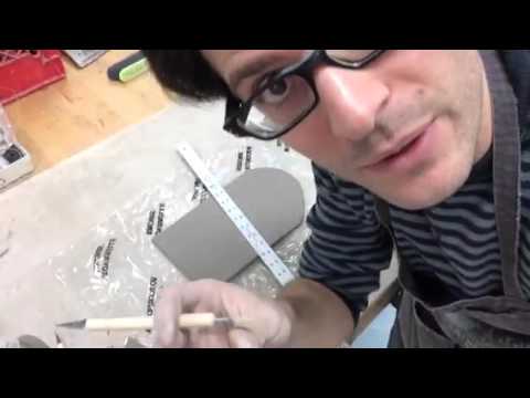 Ceramics hand building techniques: slab #2 - YouTube