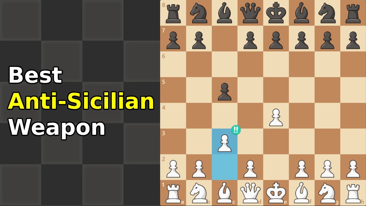 Alapin Sicilian: Crush the Sicilian Defense - YouTube