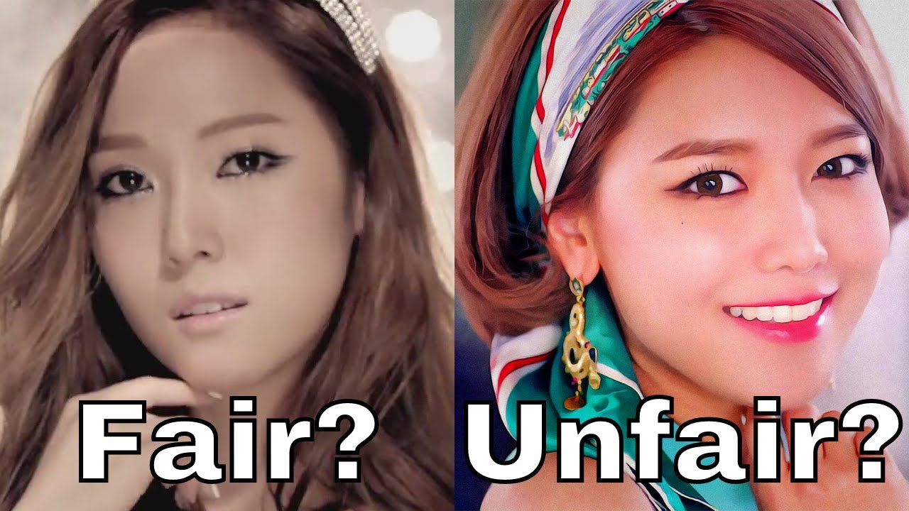 Girls' Generation • Most FAIR vs Most UNFAIR Line Distributions [500 ...