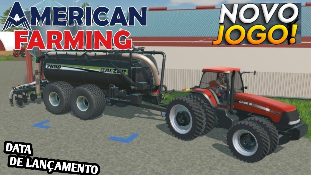 SAIU DATA DE LANÇAMENTO AMERICAN FARMING 24/11/23 ANDROID E IOS ...