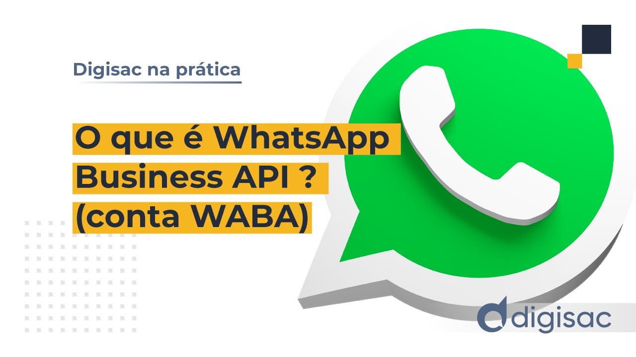 O que é WhatsApp Business API (conta WABA) - YouTube