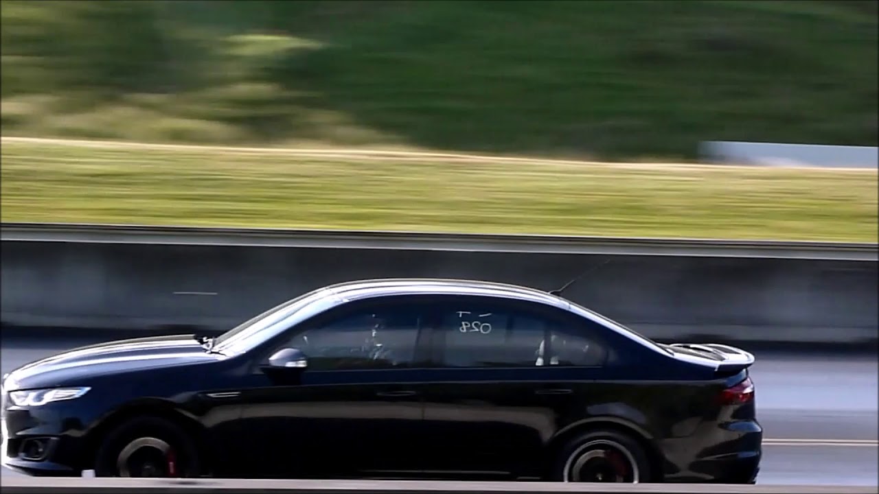 Black FG Falcon Whipple Supercharger Night Speed Drag Wars - YouTube