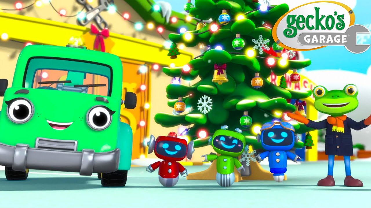 Gecko's Christmas Song | Gecko's Garage Songs｜Kids Songs｜Trucks for ...