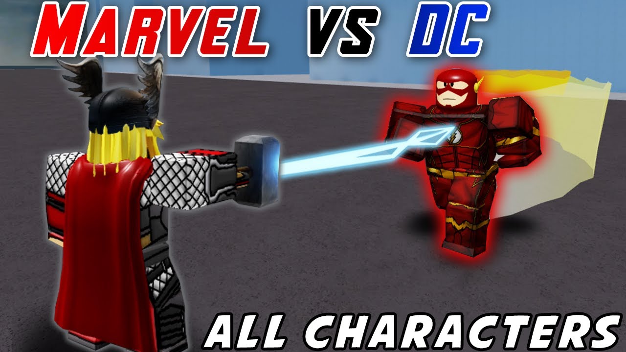 Marvel/DC Super Heroes- All Characters Showcase [ROBLOX] 2021 NEW GAME ...