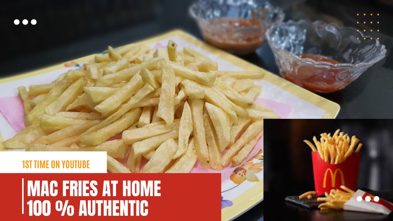 Mc Fries | How to make | Secret Recipe | 100% Original | Fool Proof ...