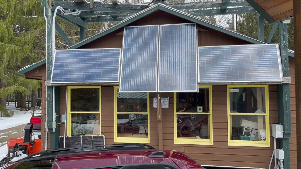 Solar + Storage System Tour for a 1,200 Square Foot Off-Grid House ...
