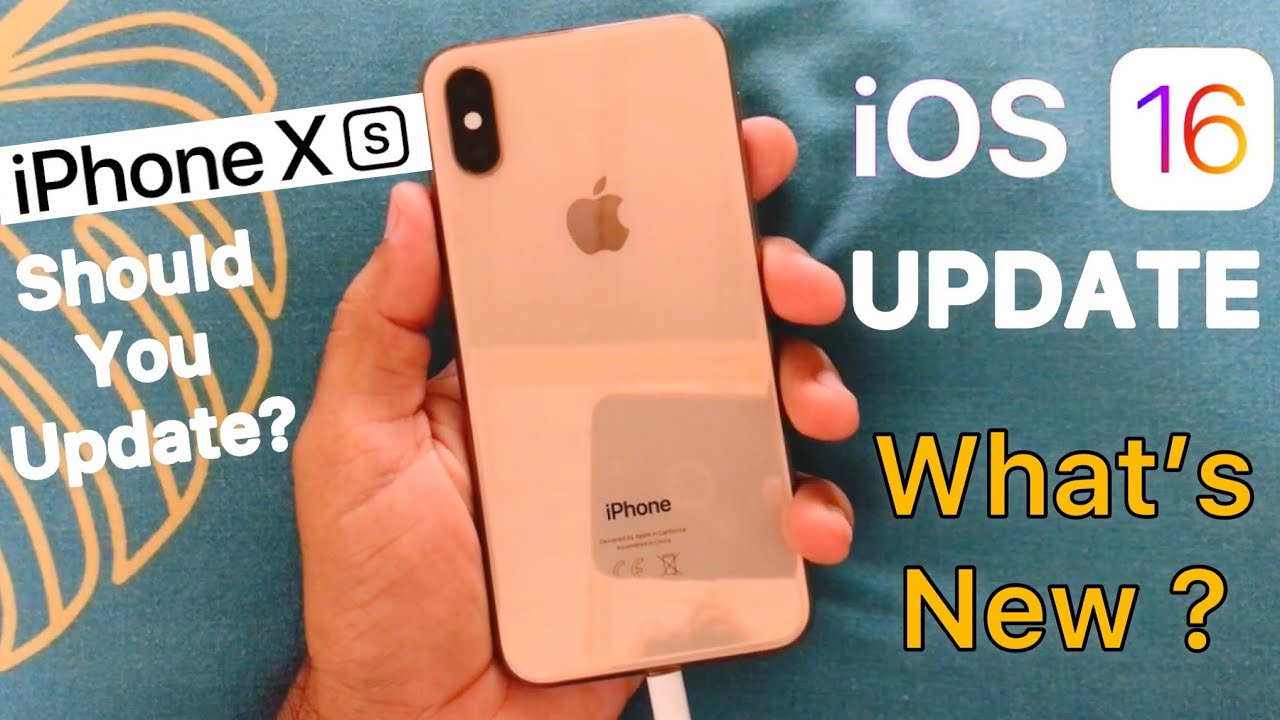Iphone XS Updated On iOS 16 Major Update | iOS 16 New Features | iOs 16 ...