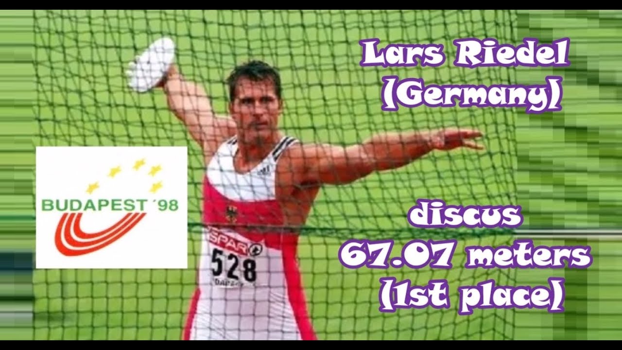 Lars Riedel (Germany) discus 67.07 meters (1st place) 1998 European ...