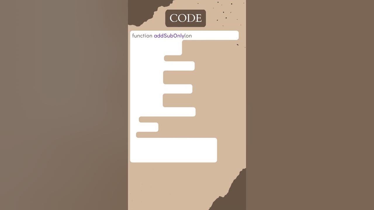 How do you make a function only do addition or subtraction? #javascript ...