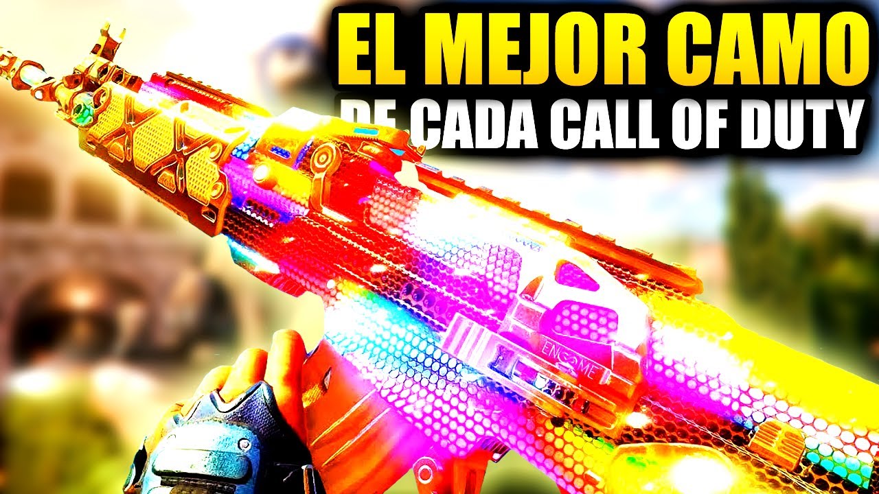 El MEJOR CAMUFLAJE en CADA CALL OF DUTY en 2022 | The BEST CAMO in ...