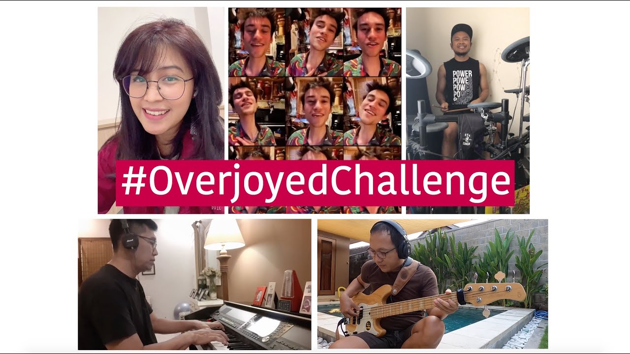 #OverjoyedChallenge Jacob Collier - Stevie Wonder Cover with Bass ...