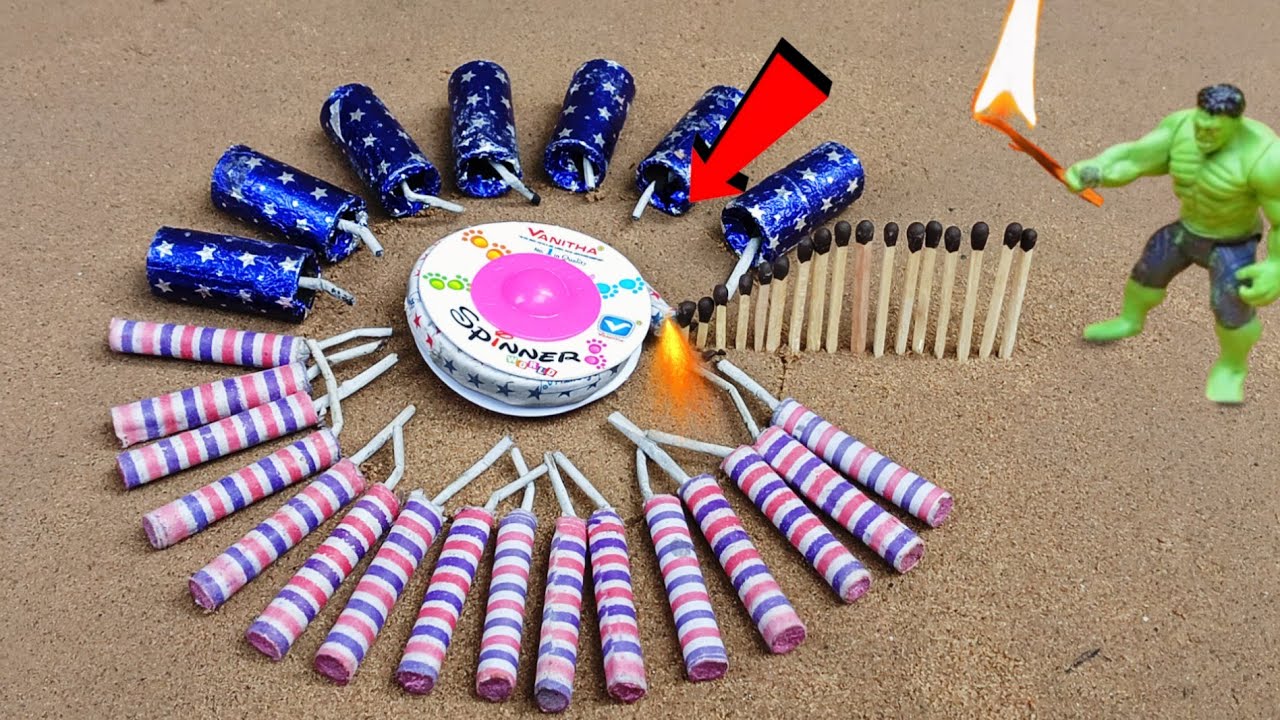 Diwali Biggest Chakri Vs Unlimited Diwali bijli Crackers and chit put ...