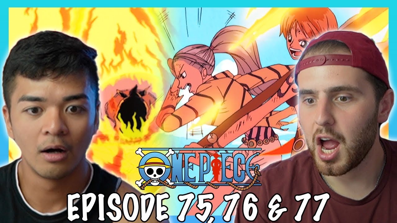 FLAMING ONIGIRI!! Also Nami In A Bra || One Piece Episode 75, 76 +77 ...