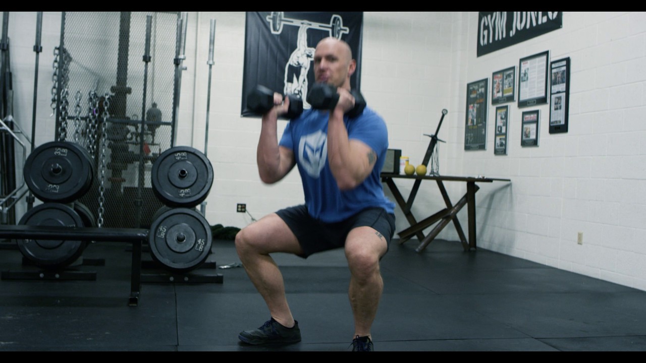 Dumbbell Front Squat - How To - YouTube