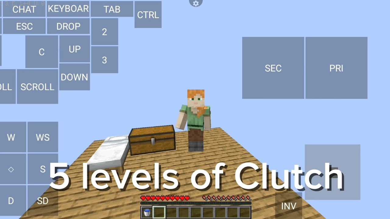 5 LEVELS OF CLUTCHES IN MINECRAFT | MINECRAFT | SAVODEVIL2 - YouTube