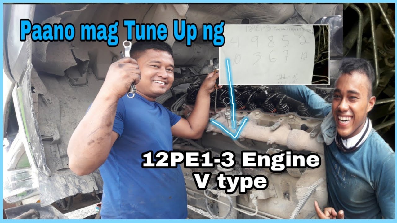 Paano mag Tune up ng ISUZU 12PE1-3 ENGINE | V type | Tutorial | NOEL ...