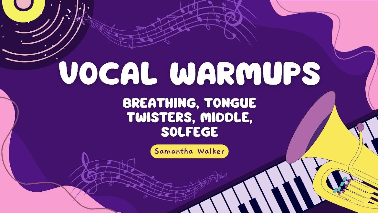 Breathing/Tongue Twister/Vocal Warmup exercises - YouTube