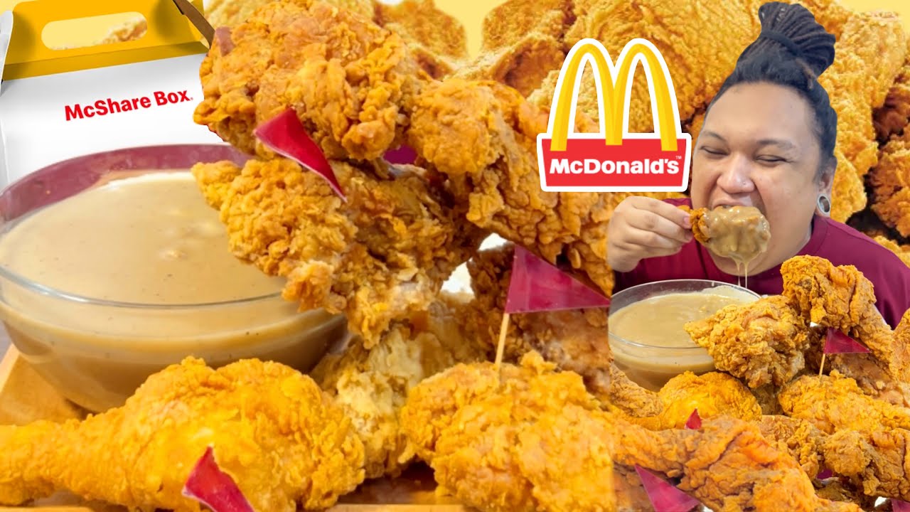 MCDONALD'S MCSHARE BOX + HOMEMADE GRAVY - YouTube