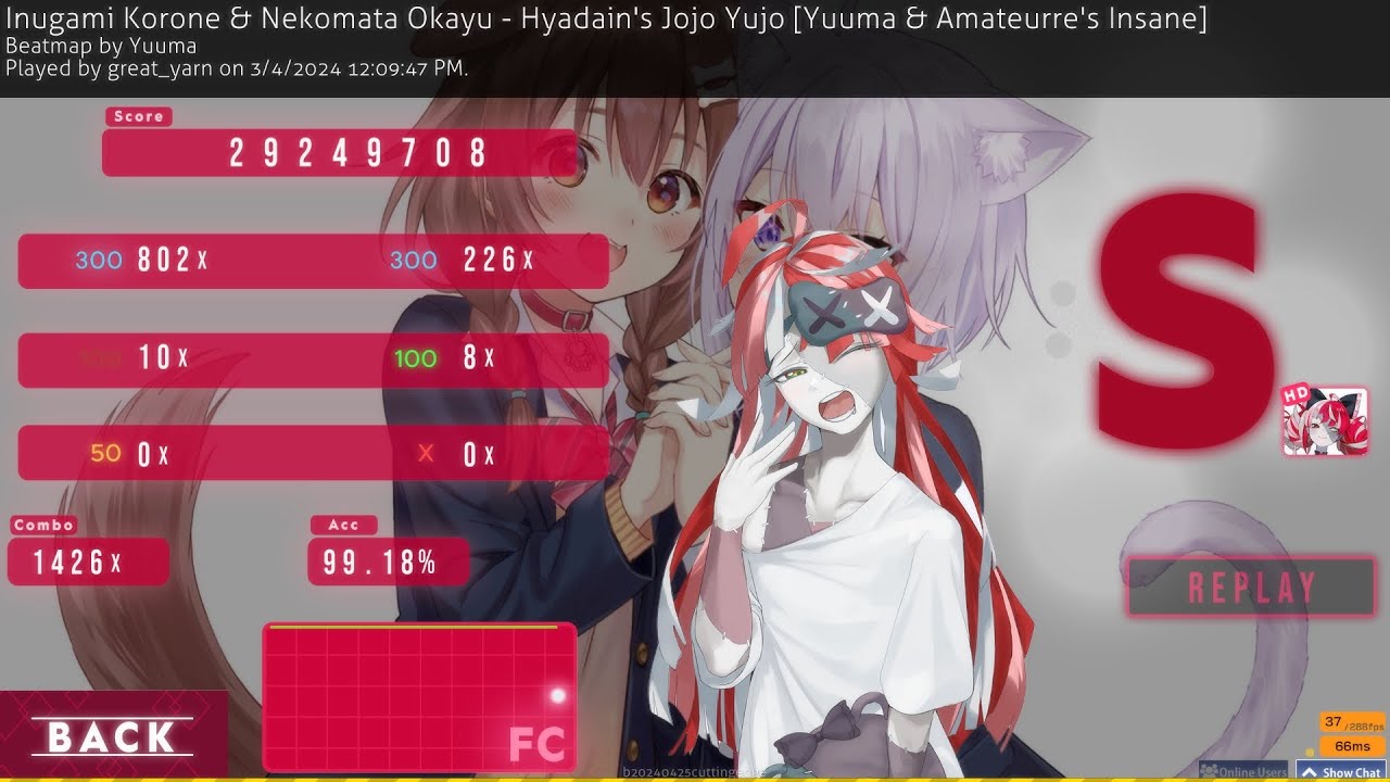 Hyadain's Jojo Yujo - Inugami Korone & Nekomata Okayu (+HD) (#10 MY ...