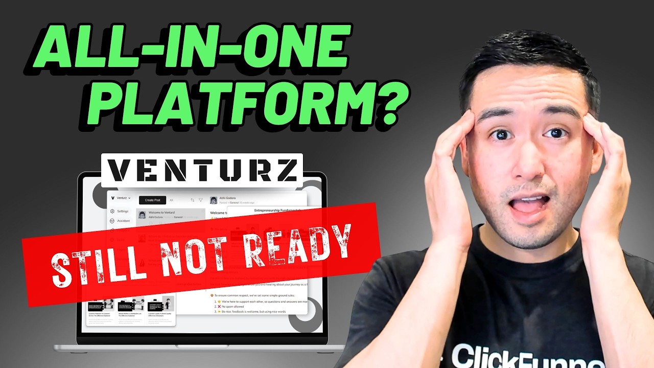 Venturz Review: Why This ‘All-in-One’ Platform Drove Me CRAZY! 🤬 - YouTube