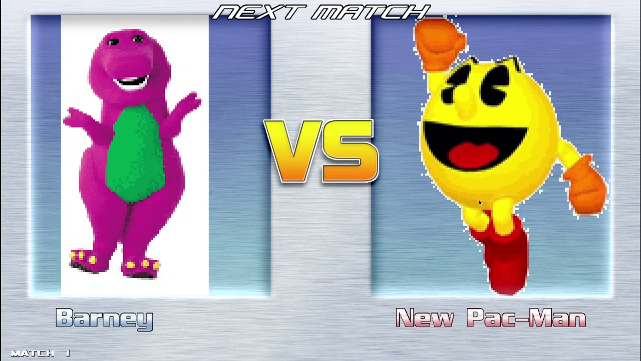 Mugen Barney vs Adrenaline, Gyaos, and Pacman! - YouTube