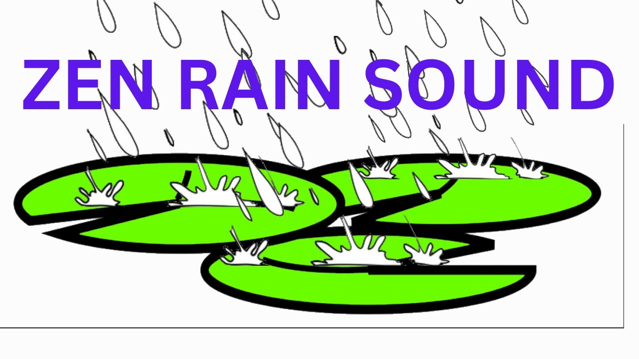 Zen Rain Sound 9 HOURS - Yoga, Focus, Insomnia, Meditation, Relaxing ...