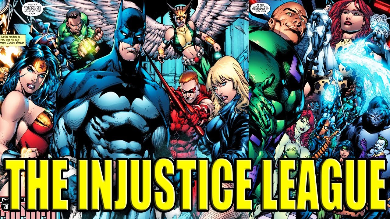 JUSTICE LEAGUE VS. THE INJUSTICE LEAGUE │ Comic History - YouTube