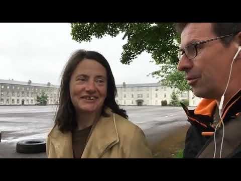 Columb Barracks Mullingar with Ray Dolan and Historian Ruth Illingworth ...