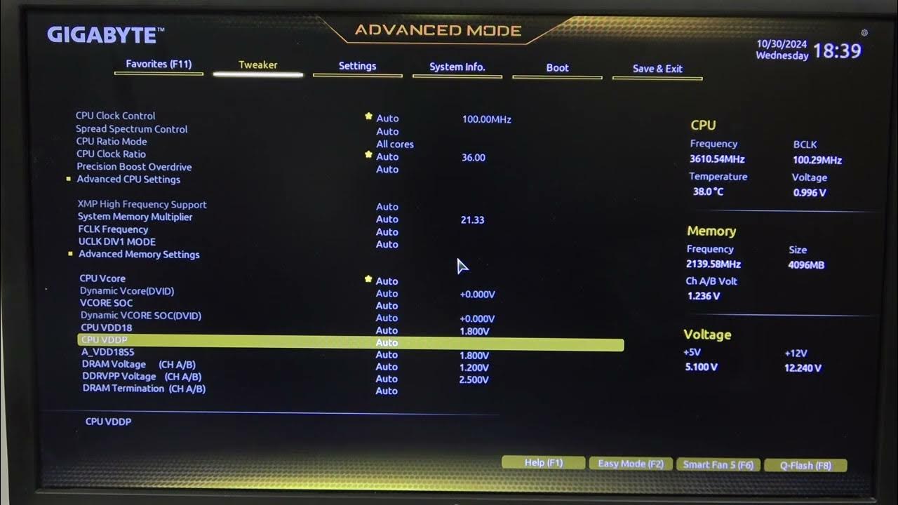 How to Manage CPU VCore on Gigabyte B550 Series | Adjust Voltage for Optimal Performance - YouTube