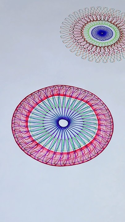 Amazing Pattern #satisfying #spirograph #shorts #youtubeshorts #artwork #skills #art #asmr # ...